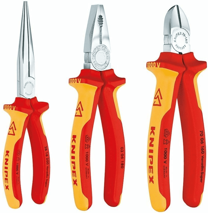 Knipex Elektro VDE Zangen-Set (3-tlg.) für 46,88€ inkl. Versand (statt 54€)